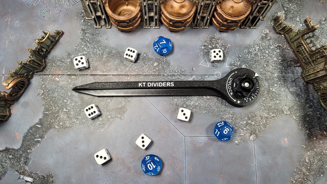 Kill Team 12" Measuring Tool - KT Dividers for Wargaming, Tabletop ...