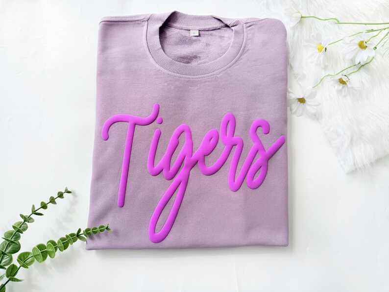 Custom Puff Print Team Name T-shirt, Personalized Puff Writing for ...
