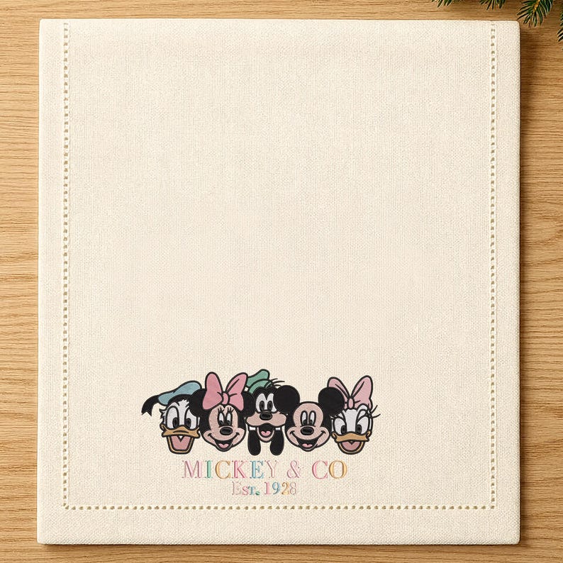 Disney Embroidery Design, Floral Mickey Mouse Embroidery Design ...