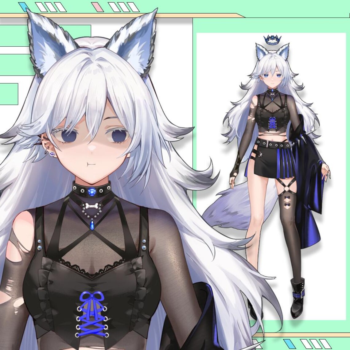Premade Live2d Vtuber Model: Ready to Use, Vtubestudio Compatible - Etsy UK