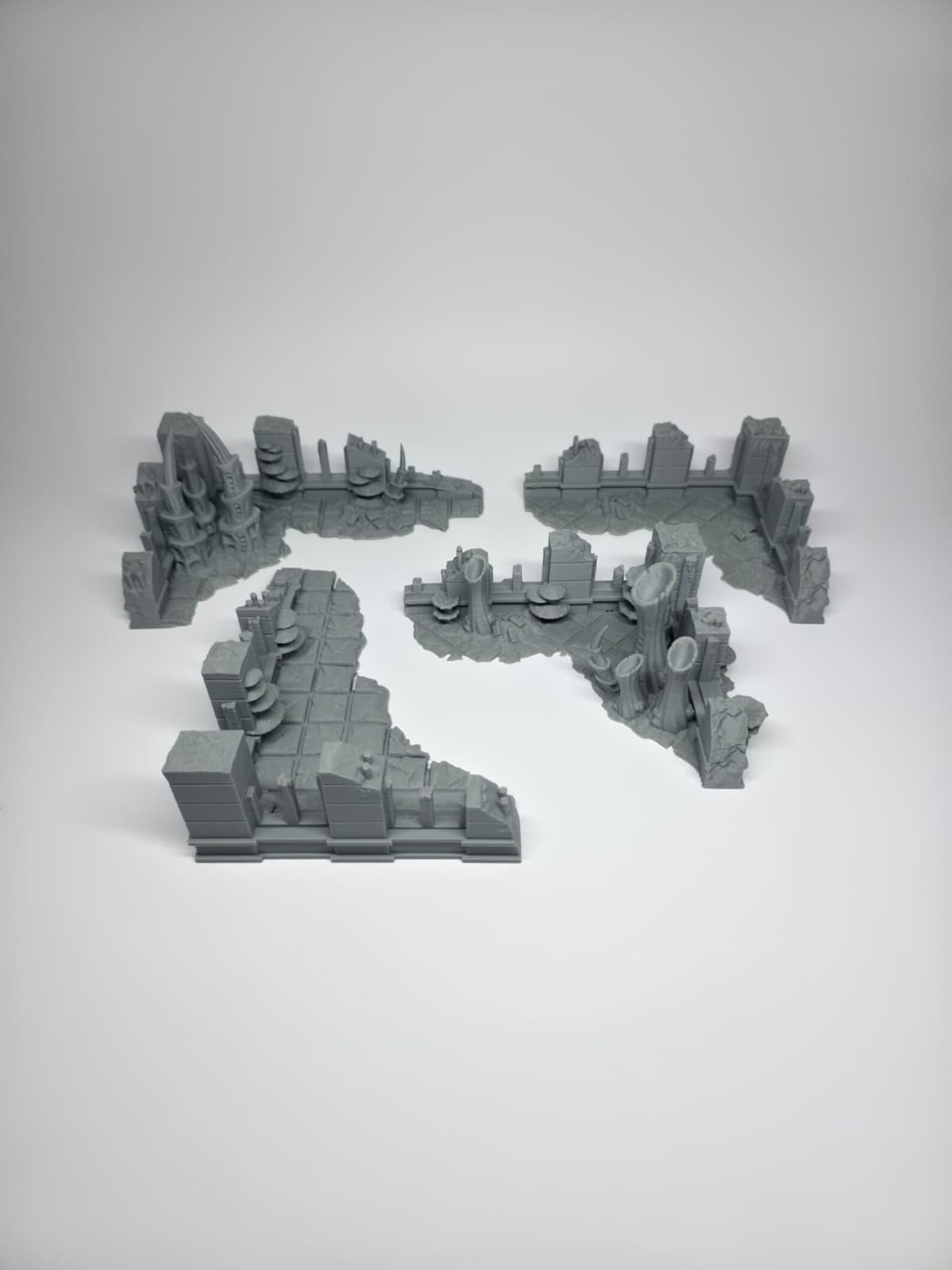 Xeno-infested Gothic Ruins Set | 28–32mm Sci-fi Wargaming Terrain - Etsy