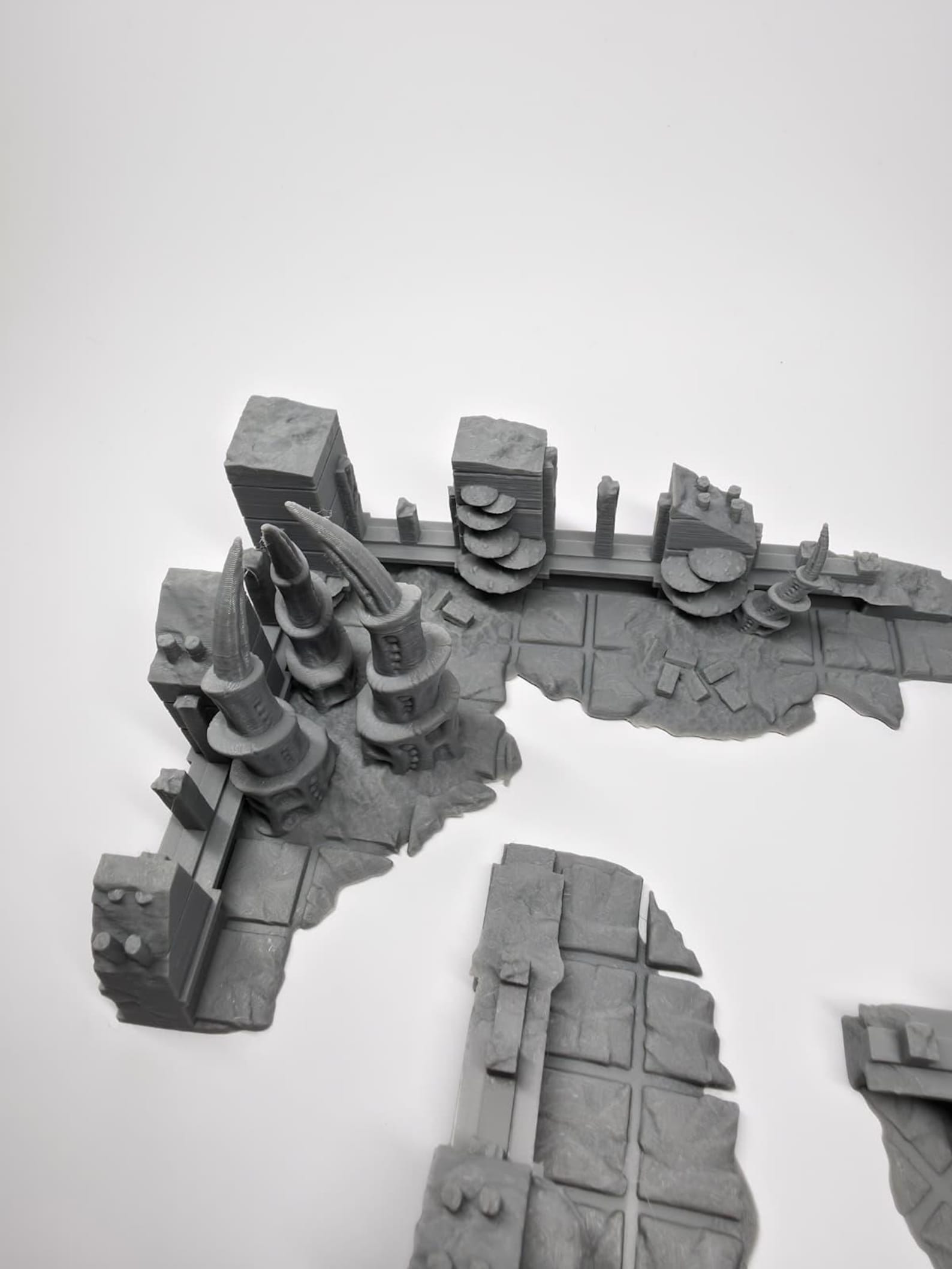 Xeno-infested Gothic Ruins Set | 28–32mm Sci-fi Wargaming Terrain - Etsy