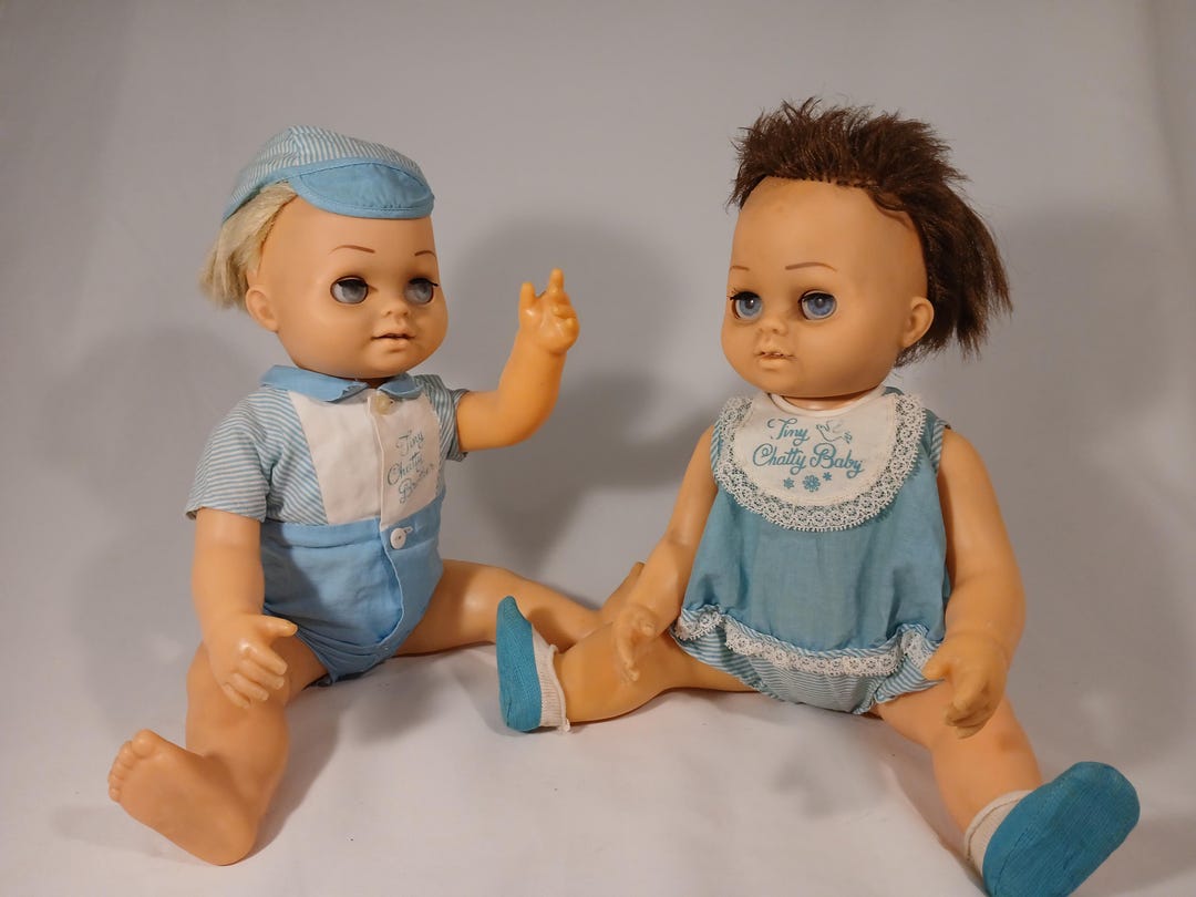 VERY Rare-tiny Chatty Baby and Brother Combination, 1962, Mattel - Etsy
