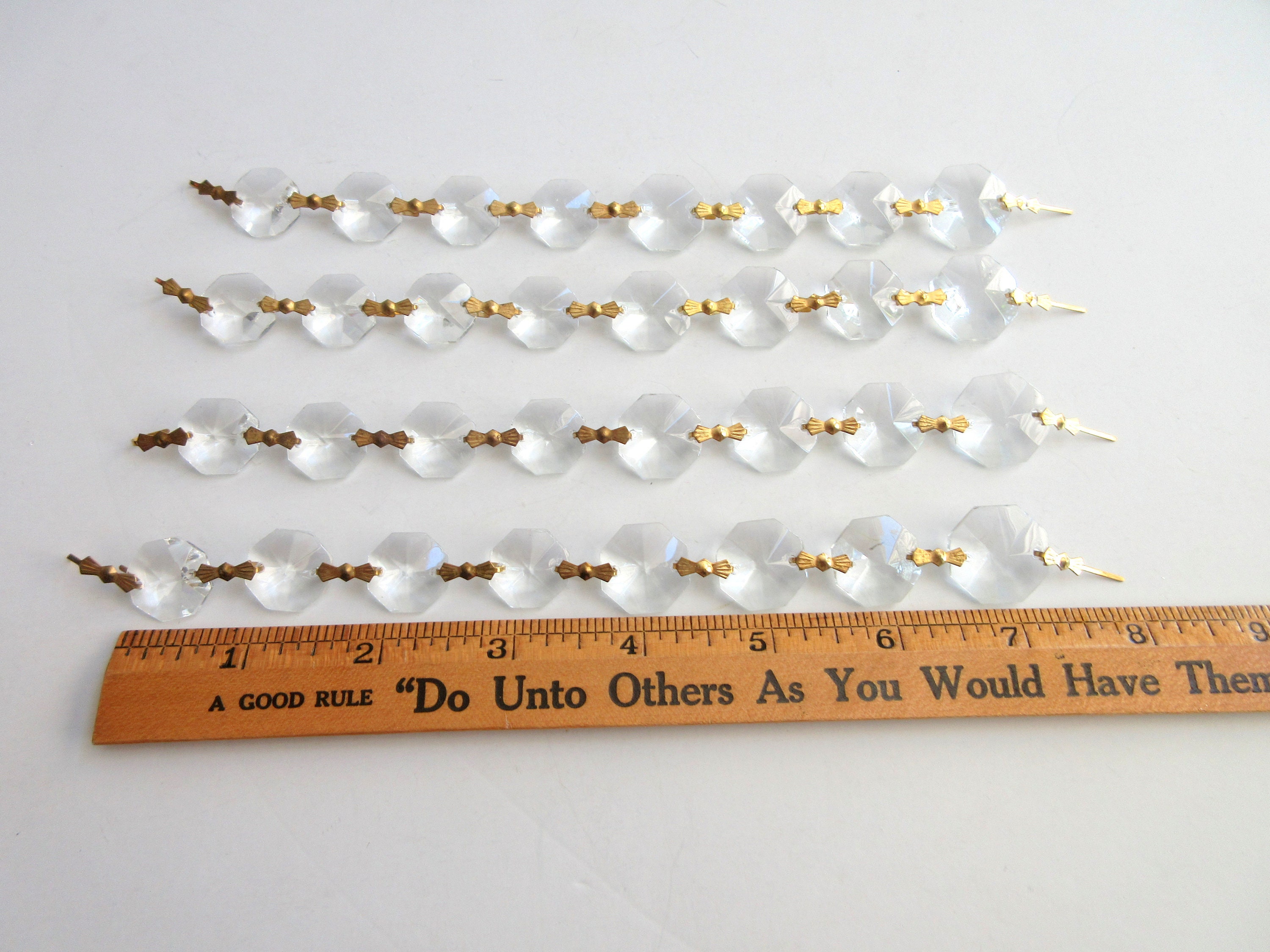 Octagon Crystal Glass Prisms Chandelier Lighting Parts Assorted ...