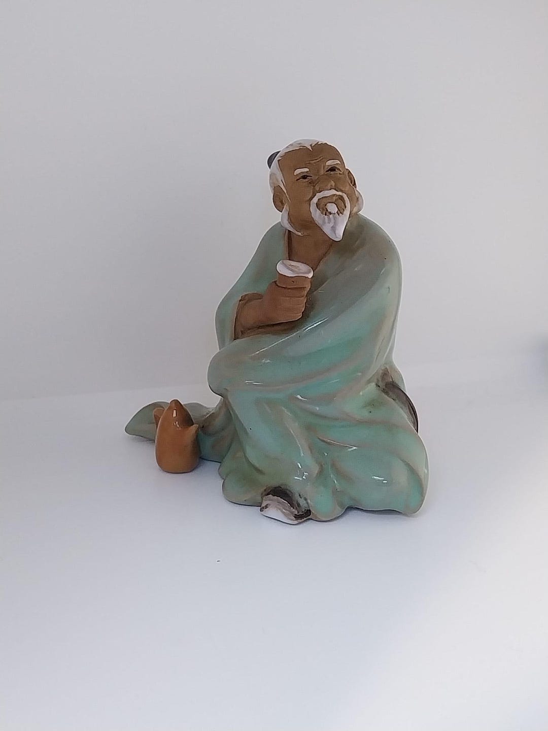 Vintage Shiwan Pottery Figure Figurine of Chinese Mudman Man Folklore ...