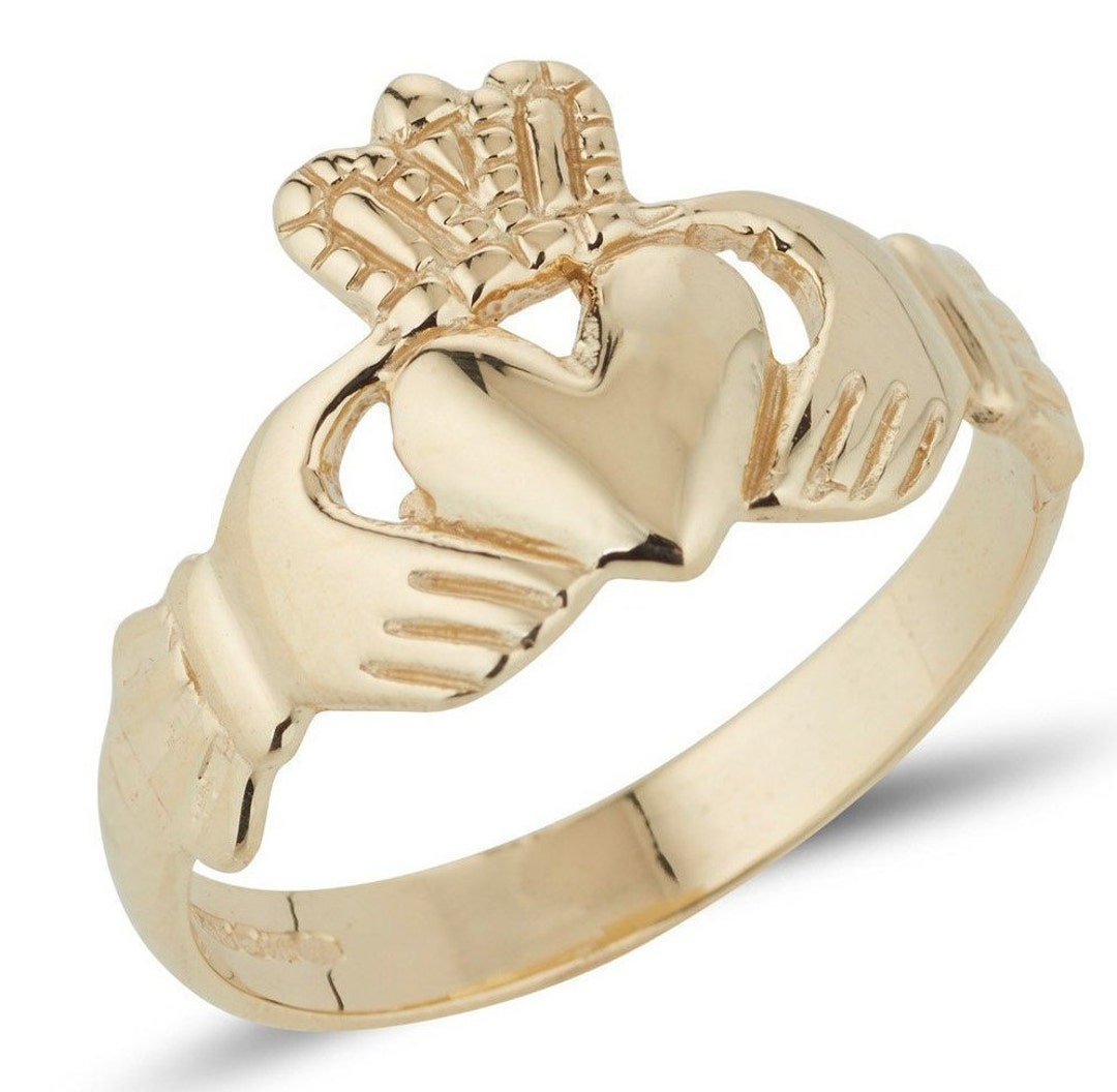 Claddagh Ring in Gold Galway Claddagh - Etsy