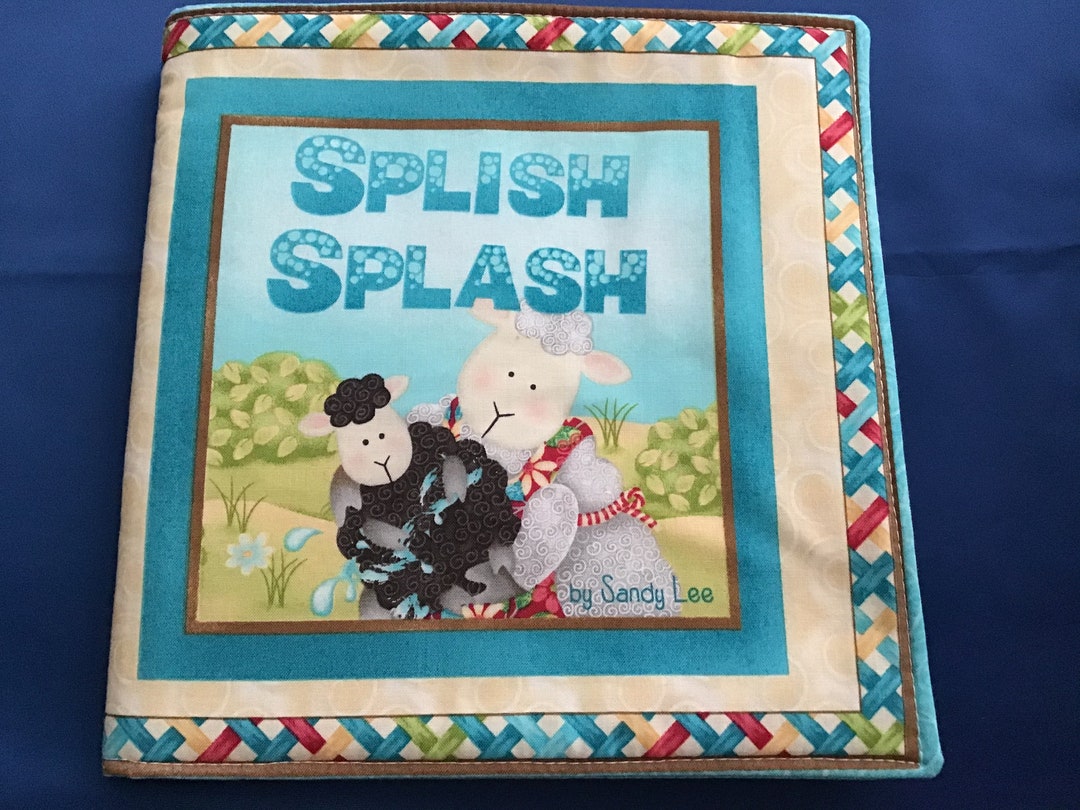 Animal Story Fabric Book, ‘splish Splash’, Fun Learning, Easy Care! - Etsy
