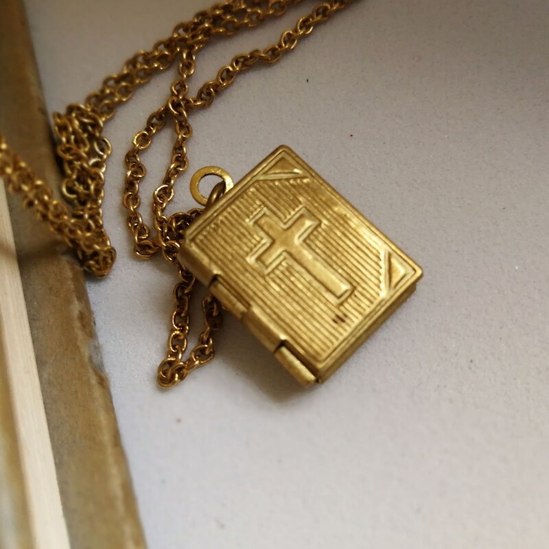 Cross Locket - Etsy