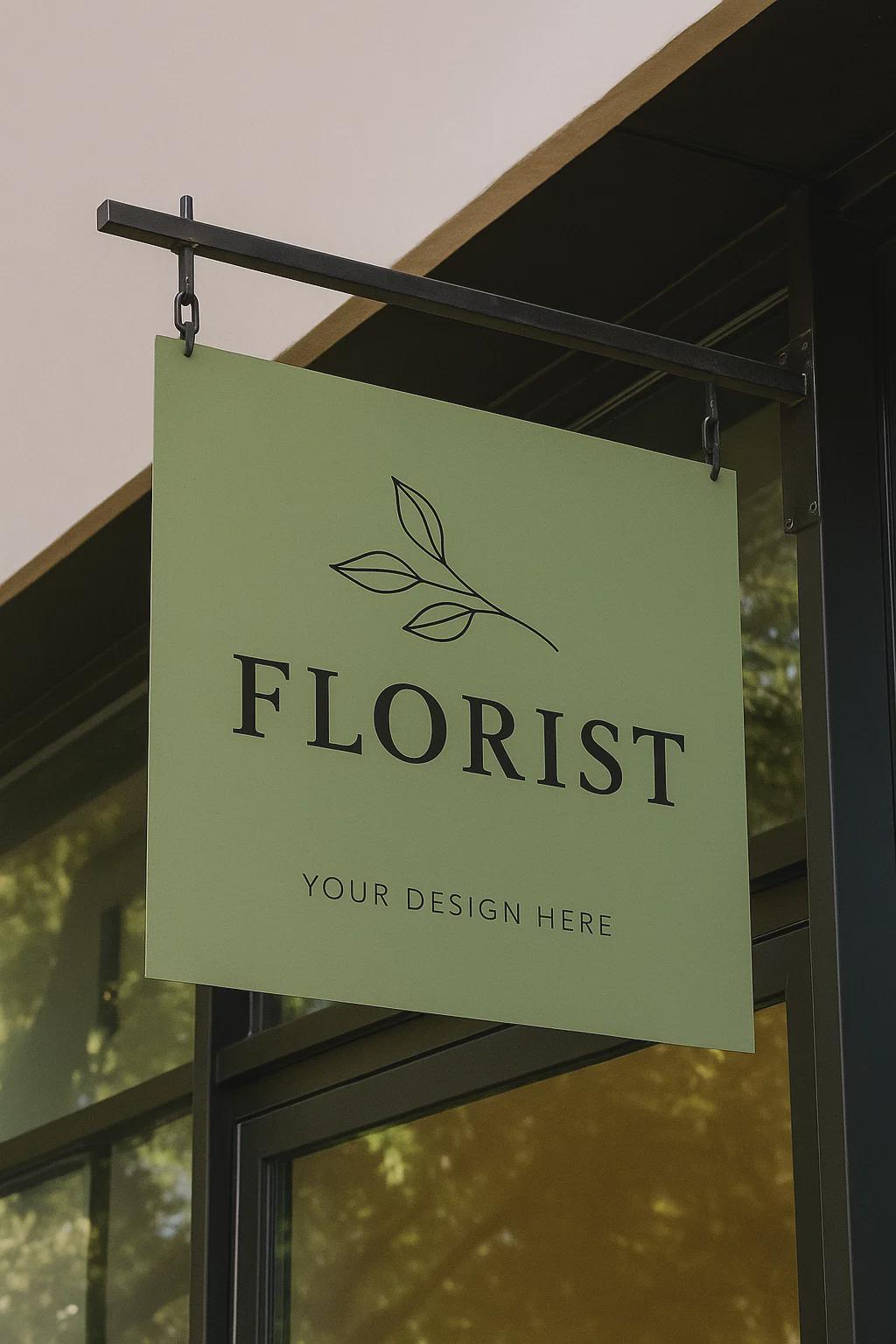 Custom Cafe Blade Sign | Outdoor Hanging Storefront Business Logo ...