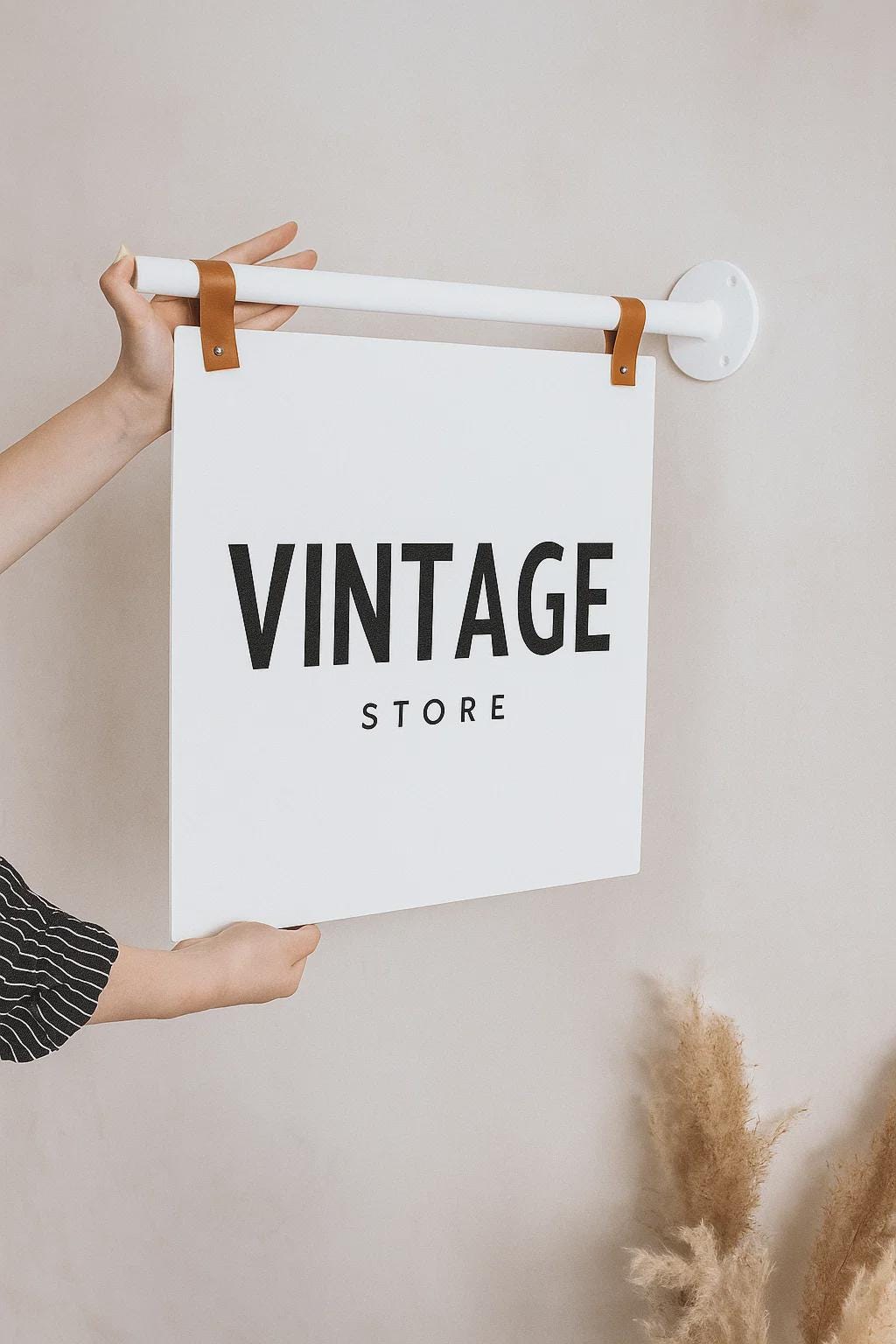 Custom Double-sided Metal Blade Sign | Outdoor Hanging Storefront ...