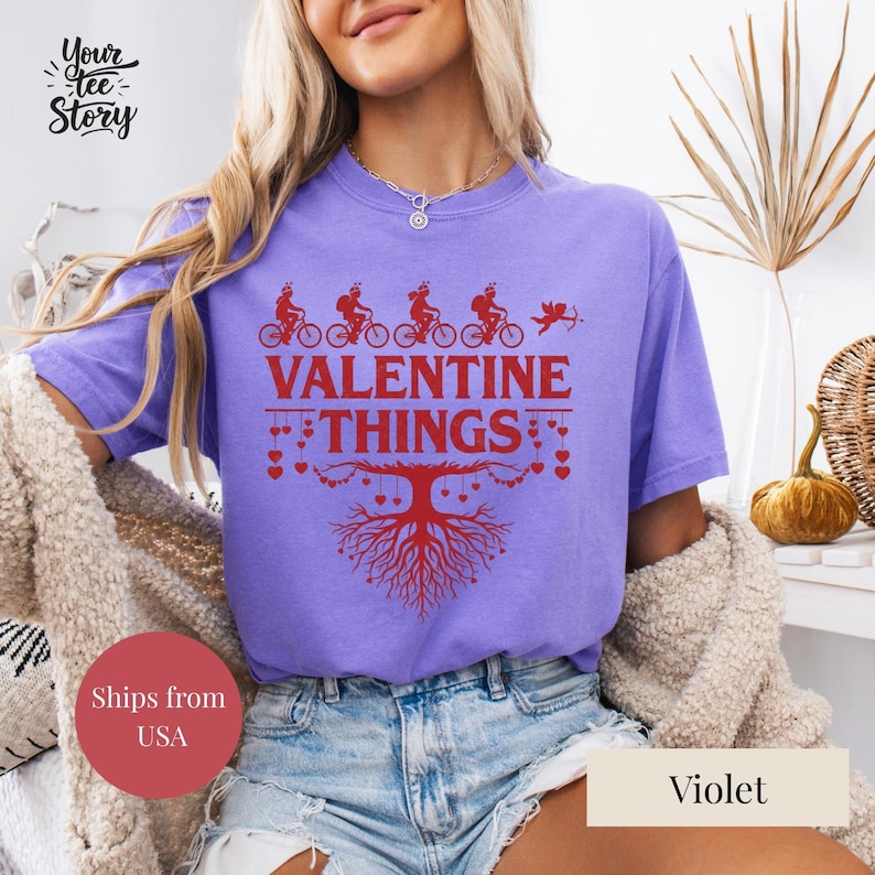 Valentine Things Shirt | TV Show Inspired Sweatshirt | Series Meme ...