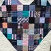 Memorial Clothing Quilt - Heart Quilt - Remembrance Throw - DEPOSIT ...