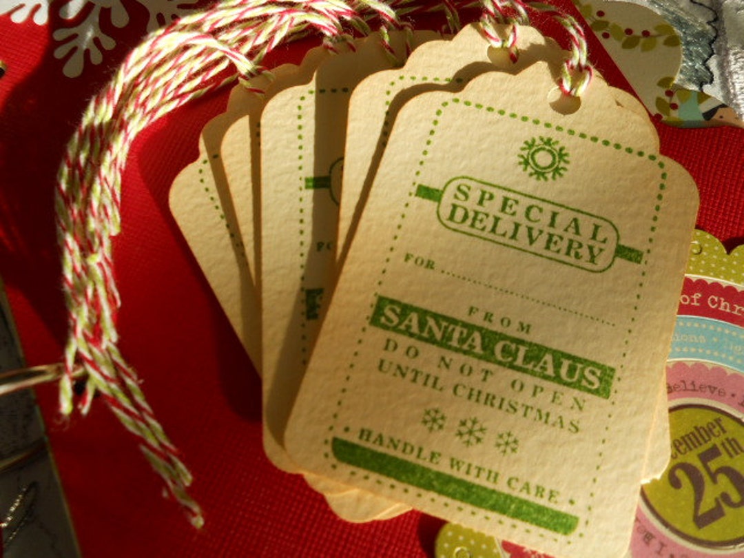 Special Delivery Christmas Tags Do Not Open Until Christmas - Etsy