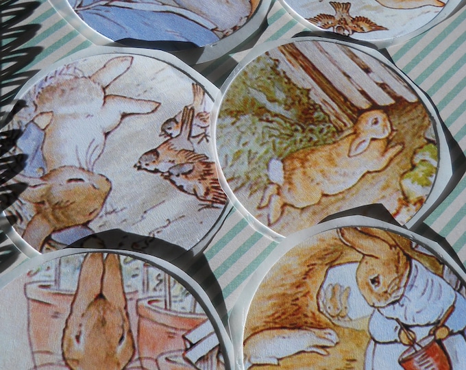Peter Rabbit Stickers Label Beatrix Potter Peter Rabbit - Etsy