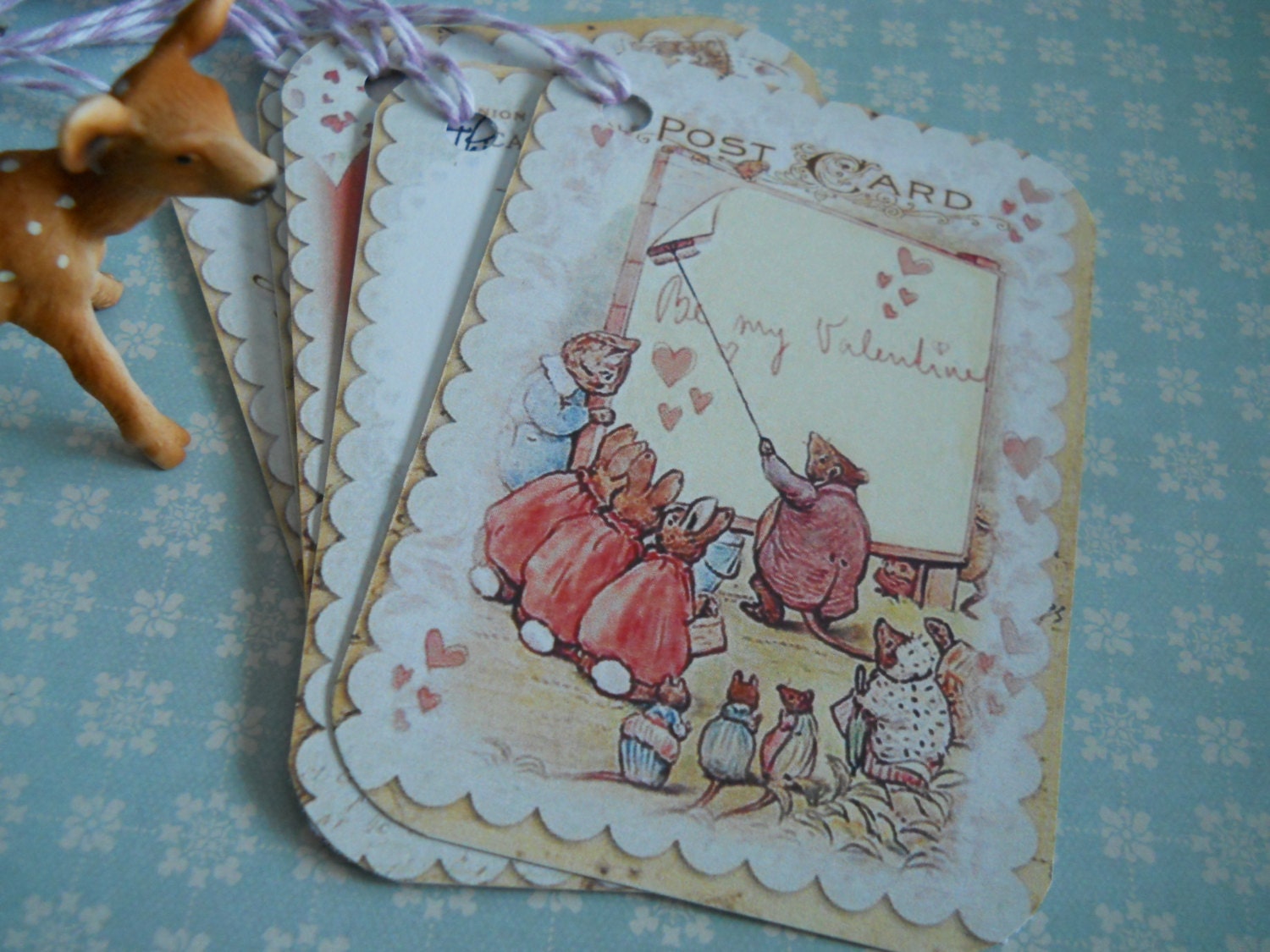 Peter Rabbit Valentine Banner, Peter Rabbit Valentine Gift Tag ...