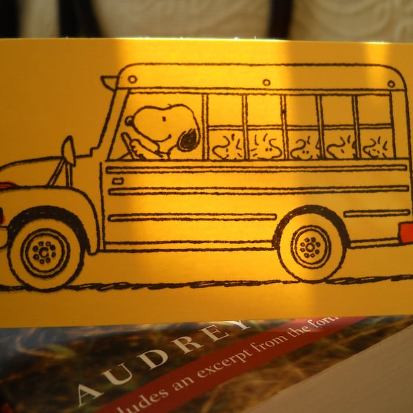 Snoopy School Bus Svg - Etsy