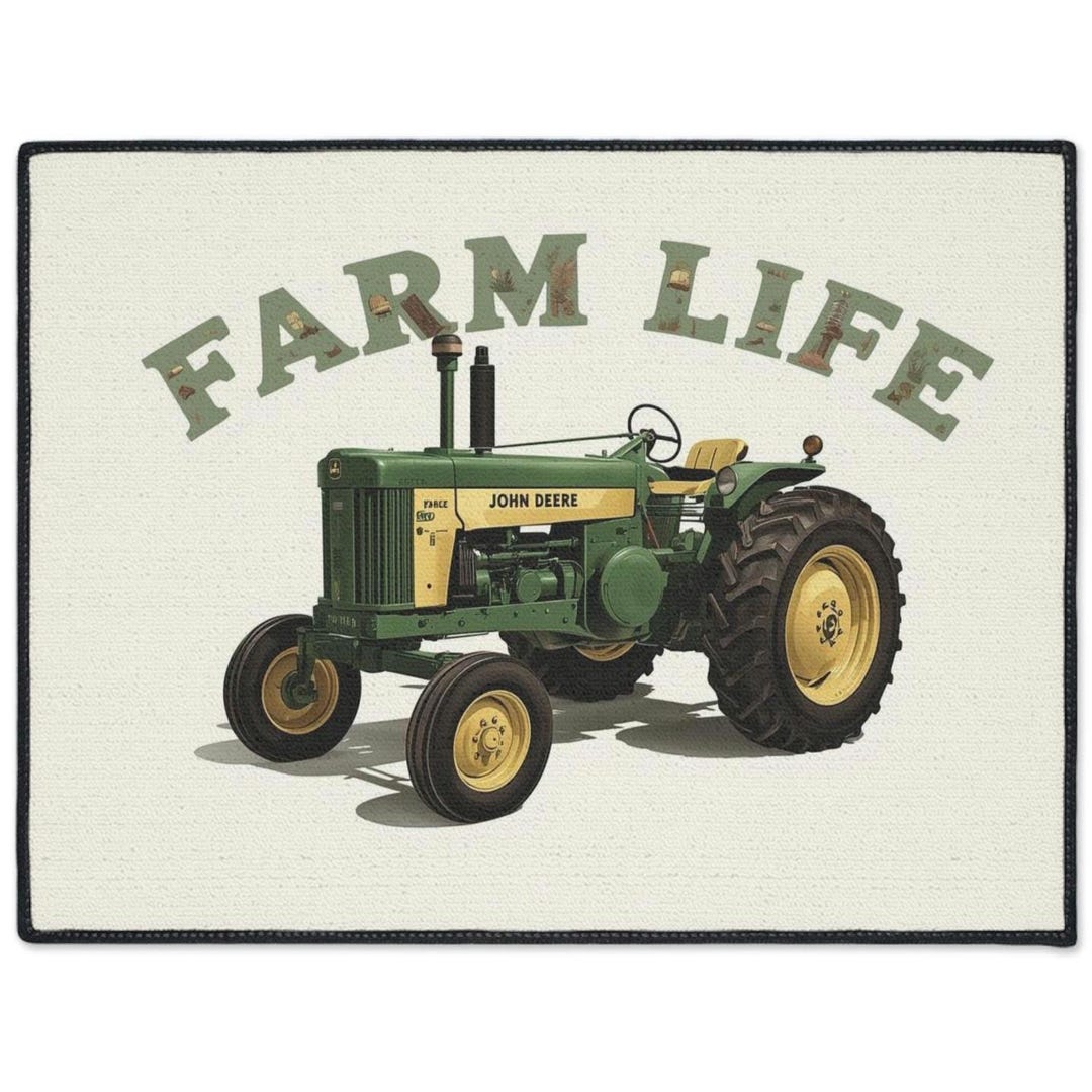 Farm Life Door Mat, Tractor Decor - Etsy