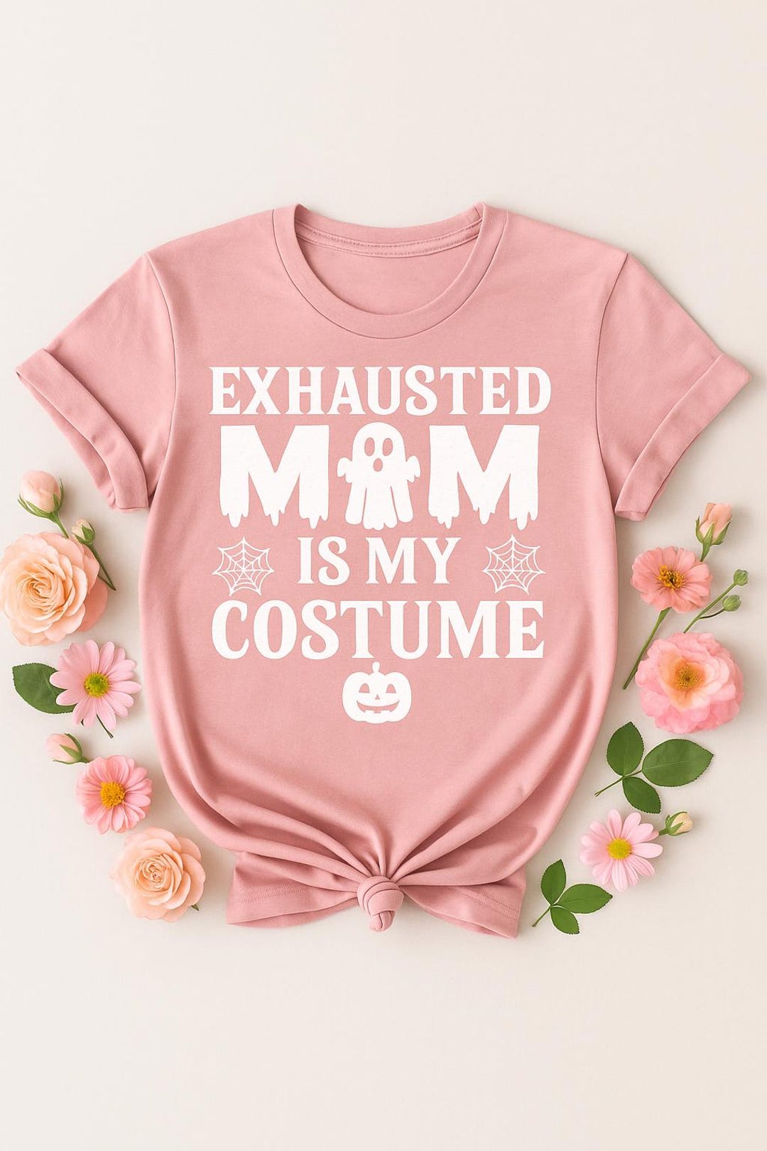 Exhausted Mom is My Costume PVG – Funny Halloween Mom Shirt Design ...
