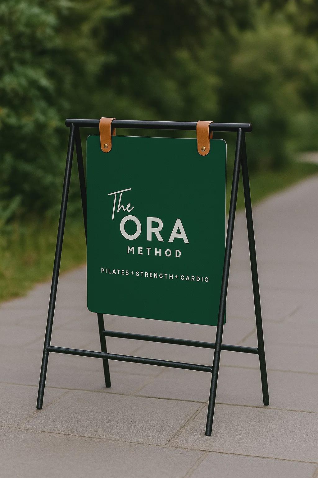 Custom Metal A-frame Sidewalk Sign: Weather-resistant Menu Board - Etsy