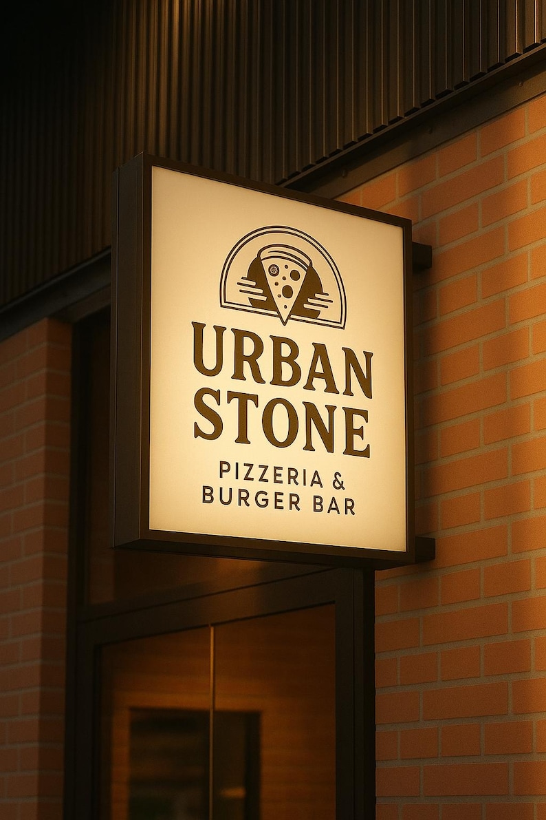 Custom 3D LED Lightbox Sign | Double-sided Illuminated Business Logo ...