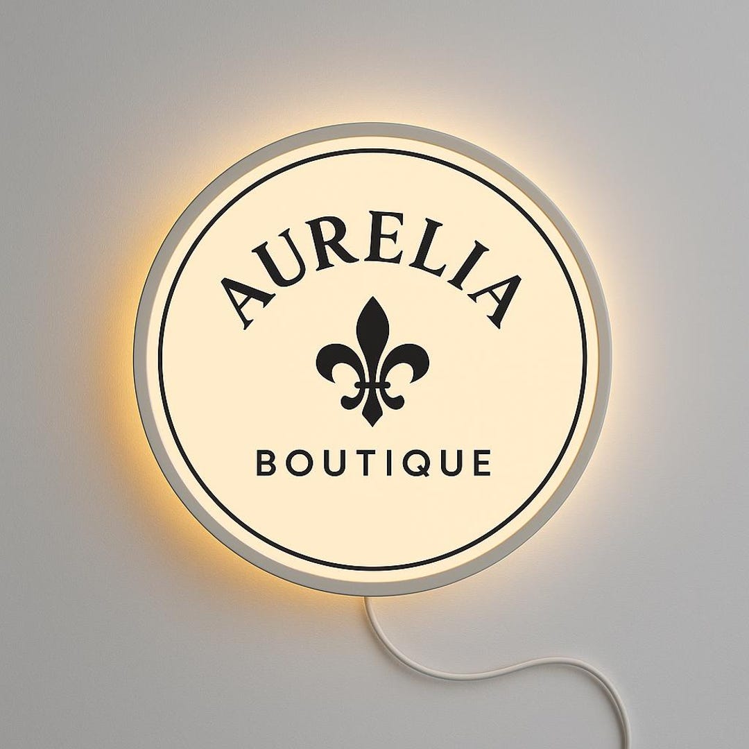 Custom Backlit Acrylic Sign | LED Illuminated Business Sign | LED Logo ...