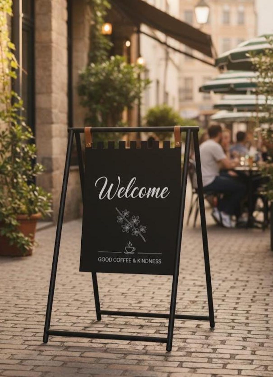 Custom Metal A-frame Sidewalk Sign: Weather-resistant Menu Board - Etsy