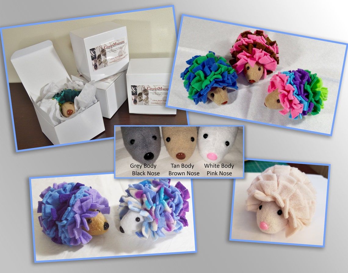 Add-on Matching Fleece Snuggle Buddy Hedgehog for Sugar - Etsy