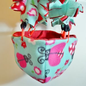 Snuggle Ball Pit; Large Fleece Reversible Hanging Pouch, Includes 4 ...