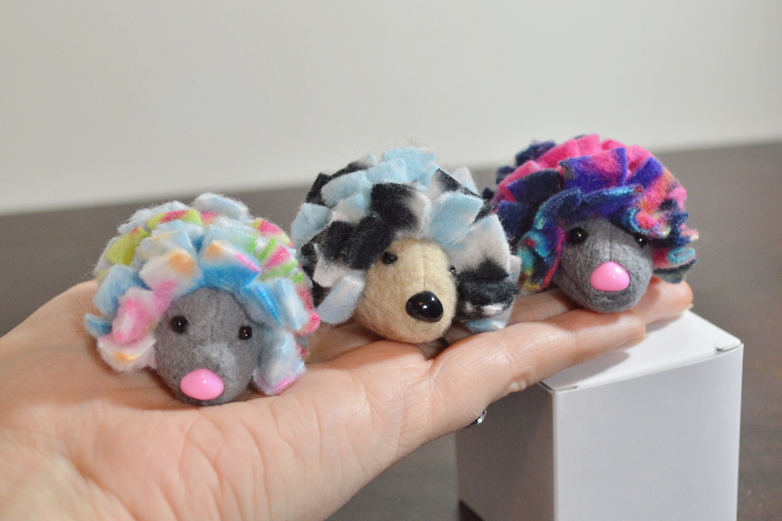 Adorable MINI Fleece Snuggle Buddy Hedgehogs Stuffed Plushie - Etsy ...