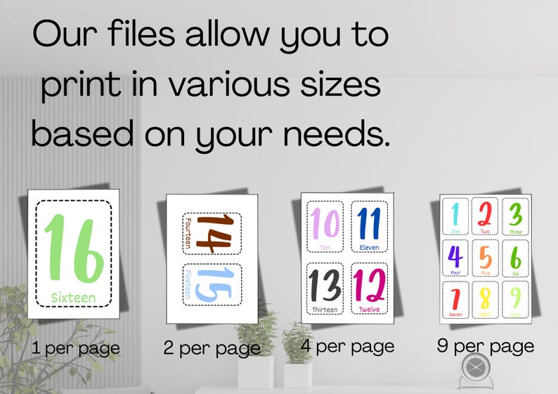 Printable Number Flash Cards 0–20 | Preschool Kindergarten | Home ...