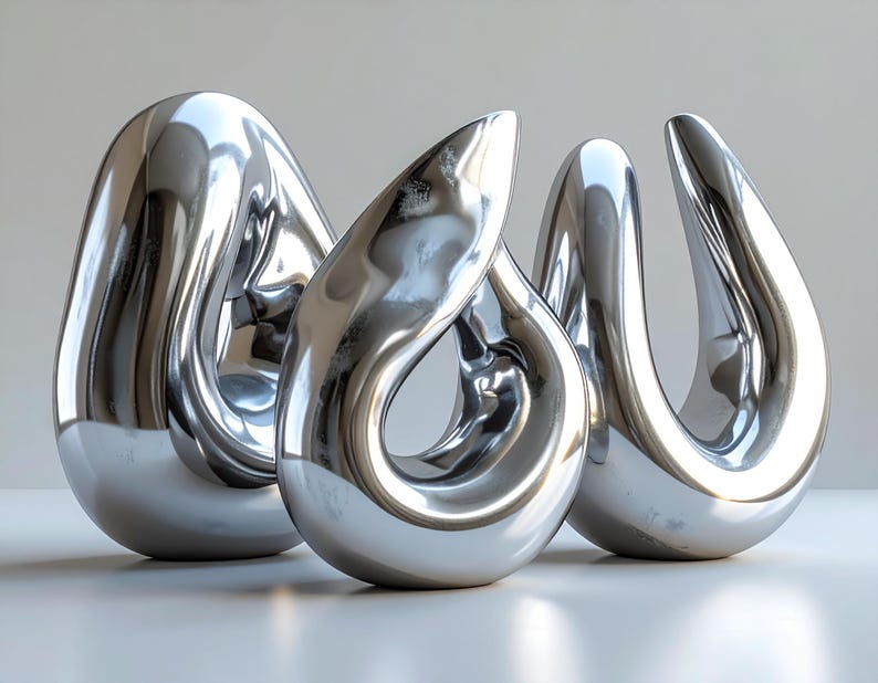 Metal Object Sculpture Mockup 3D Industrial Carved Designs - Etsy