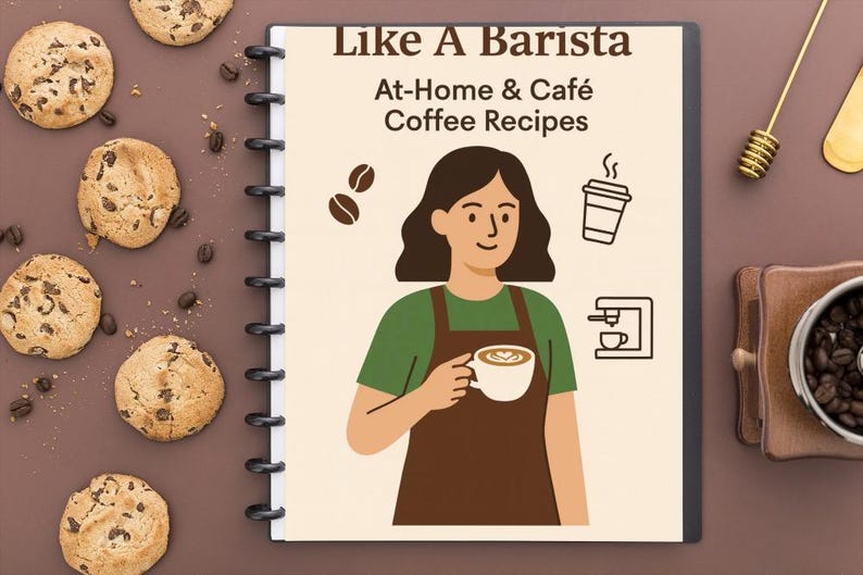 Printable Coffee Recipe Cards | Barista Drink Guide | Cafe & Kitchen ...