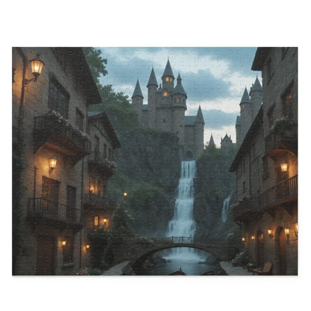 Enchanted Castle Falls – A Fairytale Jigsaw Puzzle Adventure - Etsy