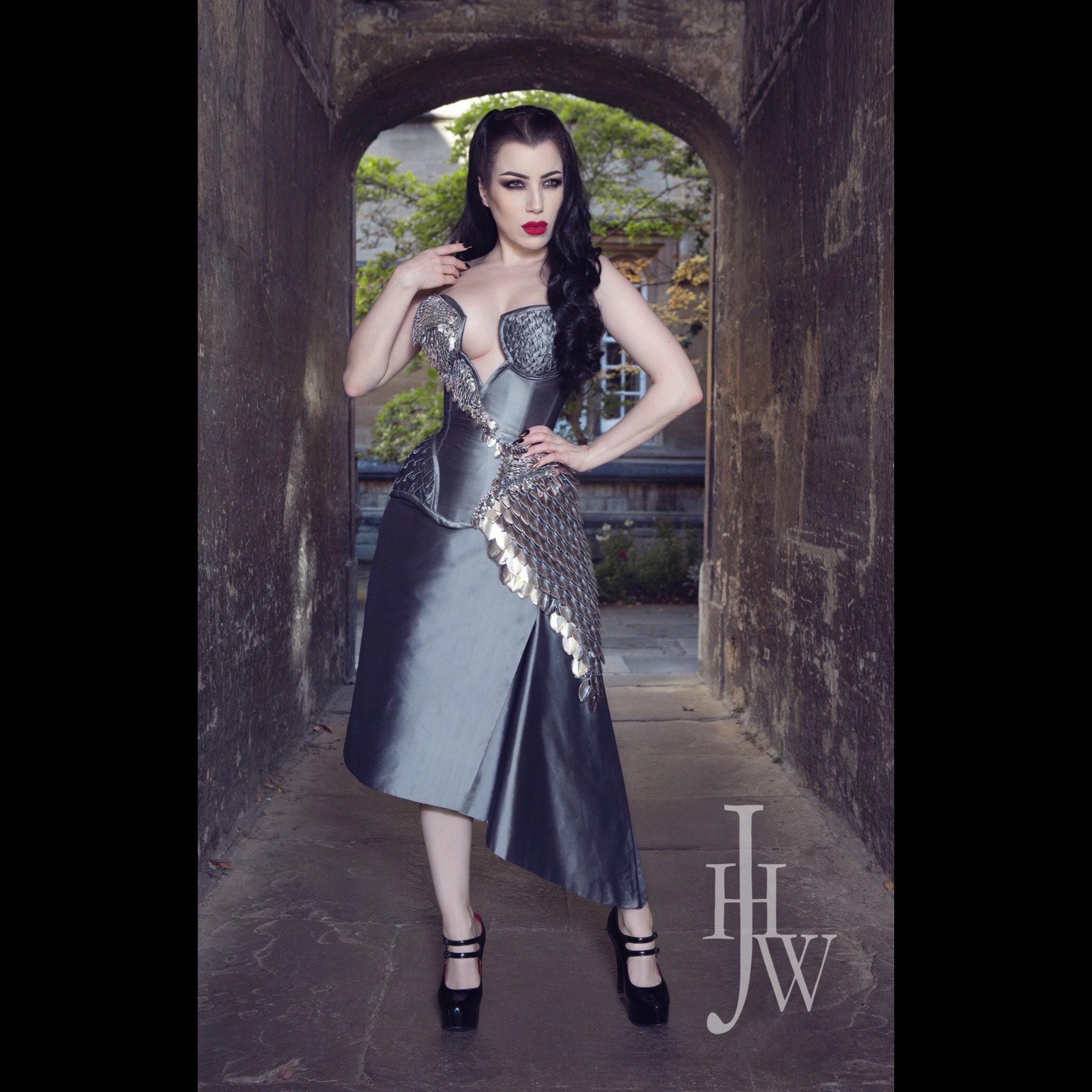 Asymmetrical Scalemail Corset - Etsy