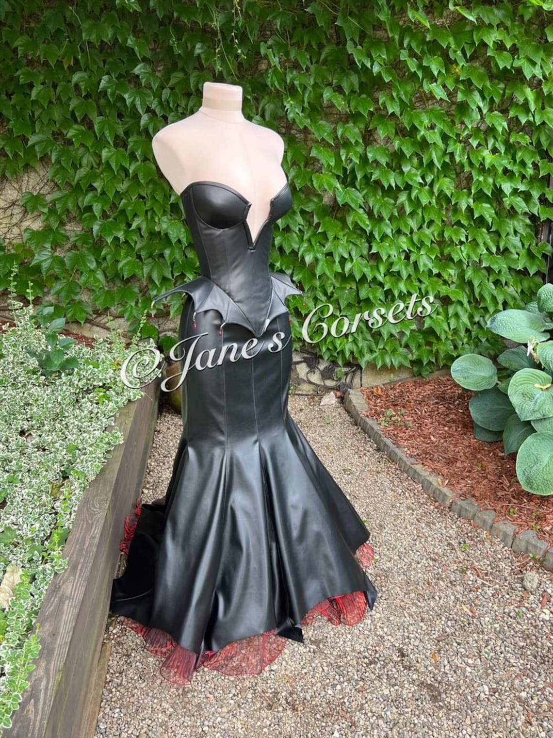 Bat Wing Corset Outfit - Etsy