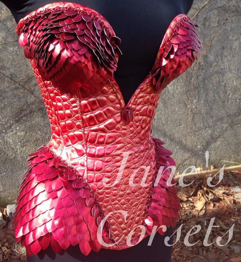 Dragon Scalemail Corset - Etsy