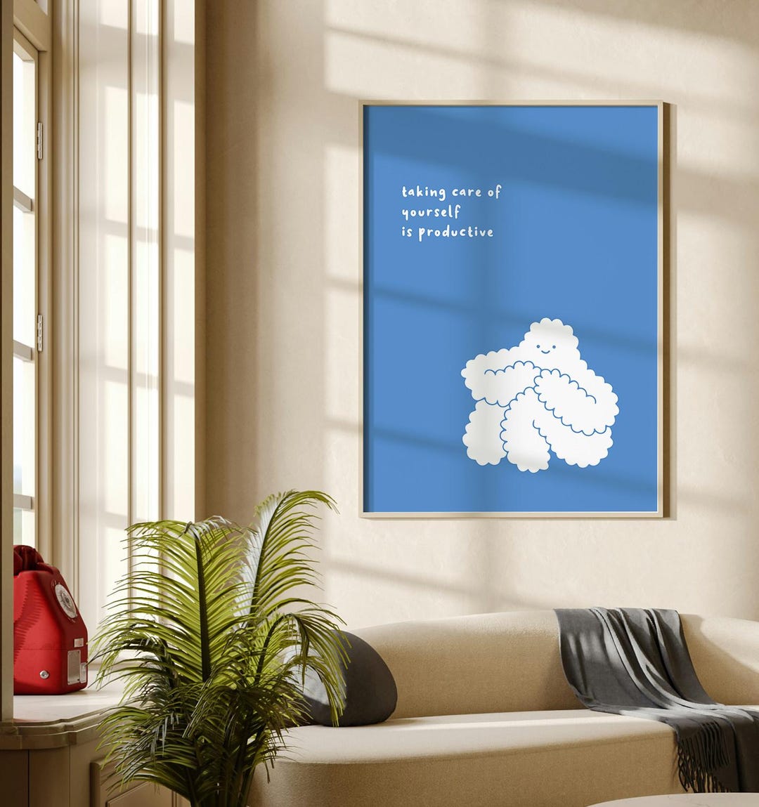 Motivational Poster “taking Care of Yourself is Productive ...