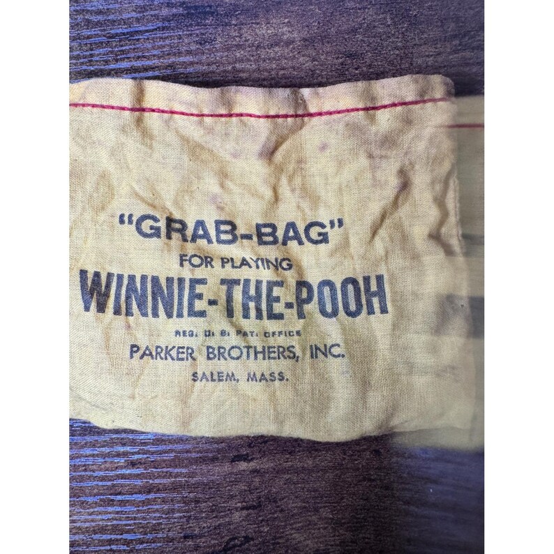Vintage 1930s Parker Brothers Winnie the Pooh Grab-bag Game Figures ...