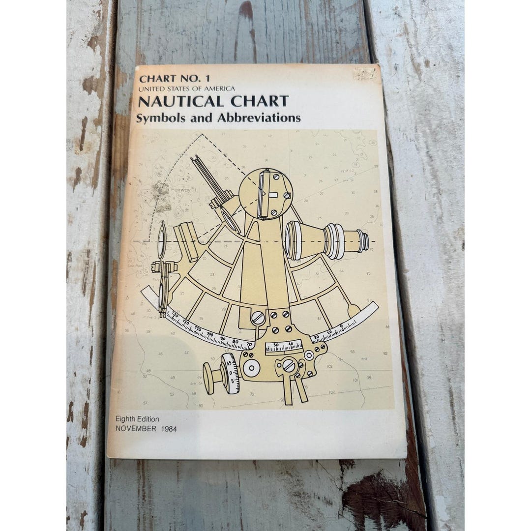 Vintage 1984 Chart No. 1 United States of America Nautical Chart By ...