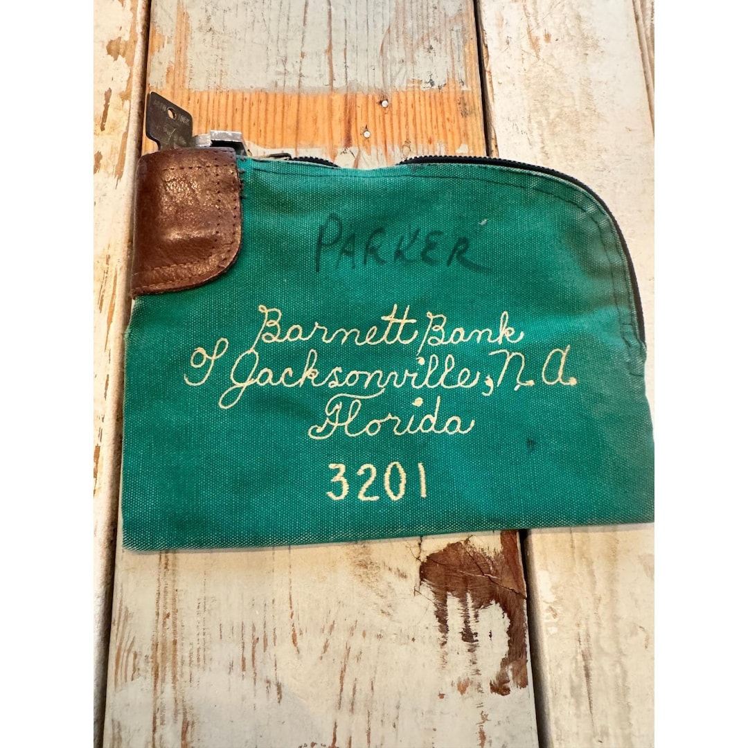 Vintage A Rifkin Co Bank Deposit Bag W/ Key - Etsy