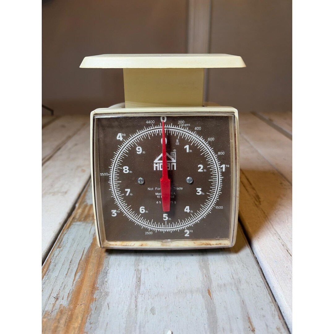 Vintage Hanson Kitchen Scale 10 Lb Made in USA Retro Analog Food Scale ...