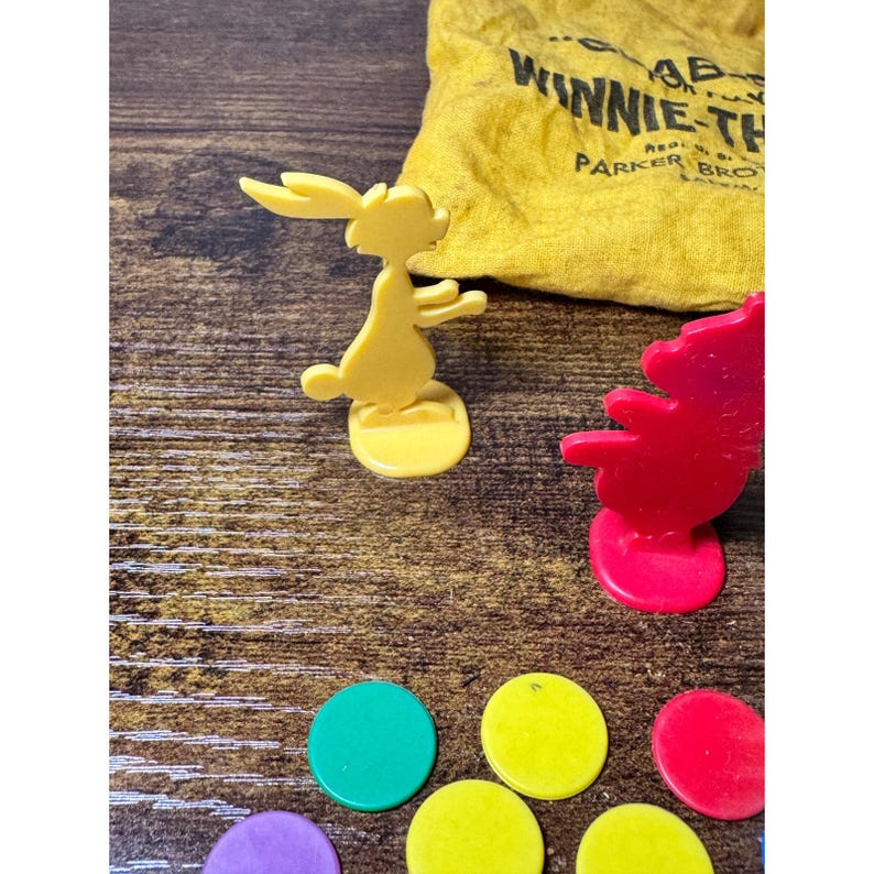 Vintage 1930s Parker Brothers Winnie the Pooh Grab-bag Game Figures ...