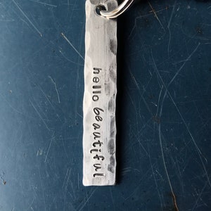Hello Beautiful, Hello Handsome, Keychain, Gift for Girlfriend ...