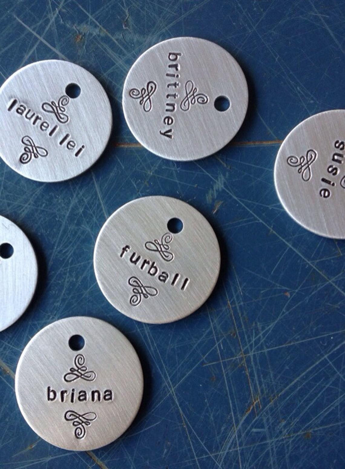 Tags Charms Name Tags Favors Party Decor Personalized - Etsy