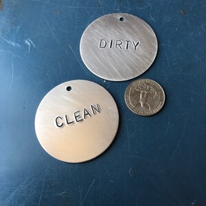 Dirty or Clean Tags, Organize Your Laundry, Label Your Stuff, Custom ...