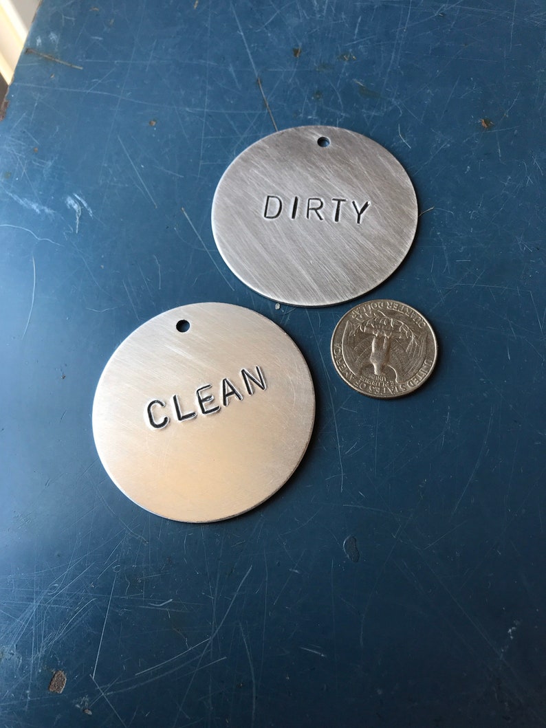Dirty or Clean Tags Organize Your Laundry Label Your Stuff - Etsy