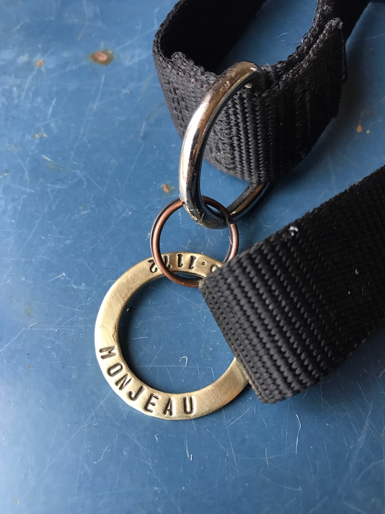 Pet Tag Dog Tag for Dog Gift for Pet Owner Round Name and | Etsy