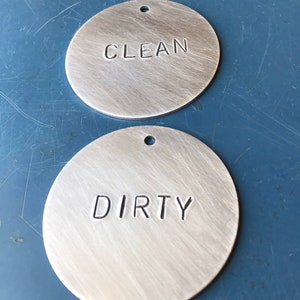 Dirty or Clean Tags, Organize Your Laundry, Label Your Stuff, Custom ...