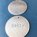 Dirty or Clean Tags, Organize Your Laundry, Label Your Stuff, Custom ...