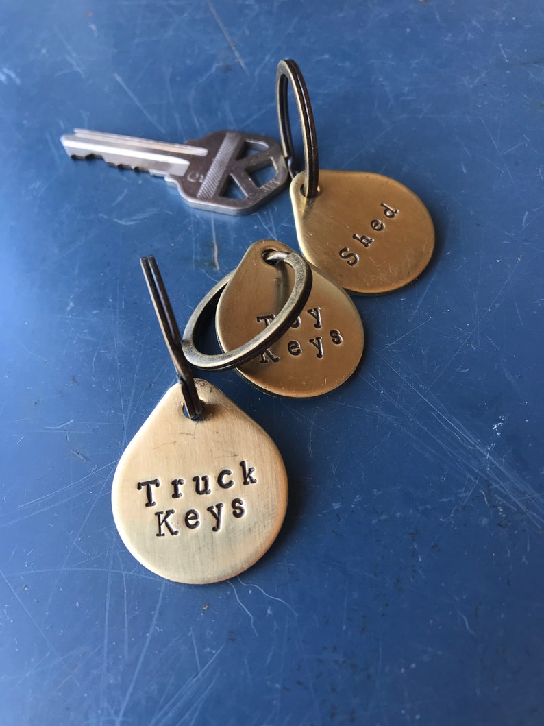Custom key tag Cabin boat garage shed extra key label | Etsy